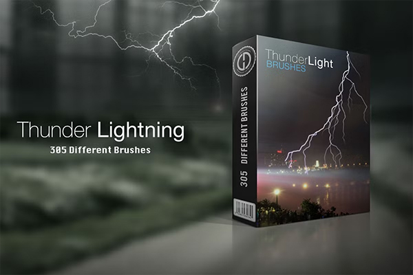 Thunder Lightning Brushes - Free & Premium Brushes Download